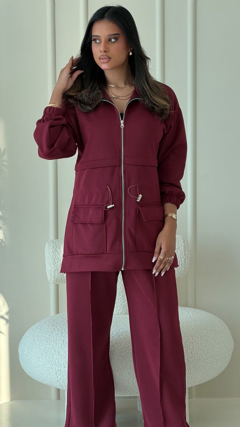 SC-T10055 PREMIUM LOUNGE SWEAT SET - Simply Chic